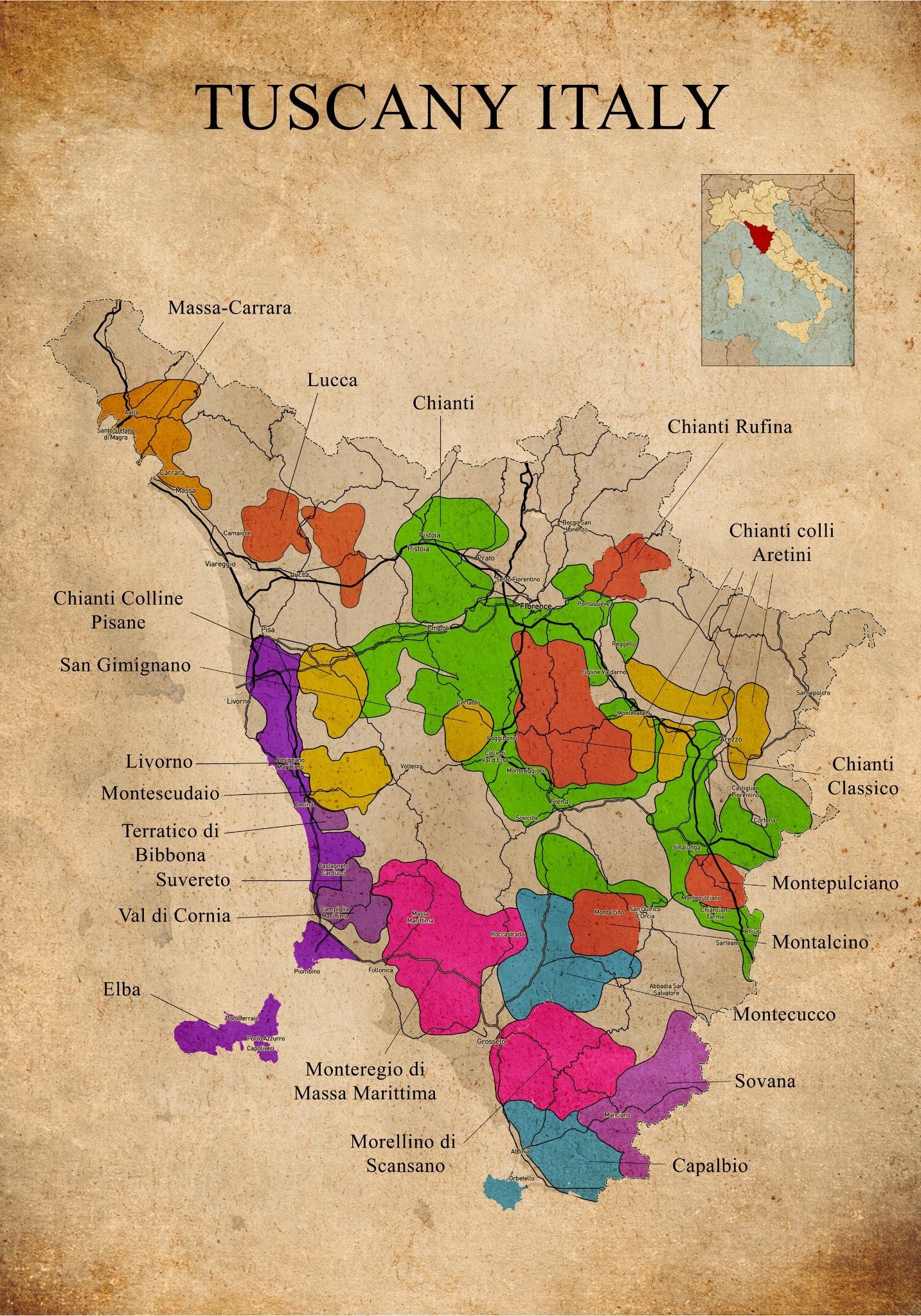 Tuscany Wine Region: A Deep Dive into Its History, Grapes, and Wines ...